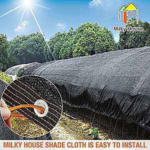 Sun Shade Cloth, 10X3.4ft Greenhouse Shade Cloth with Grommets, Garden Shade Cloth for Plants Heat Protection, Sunblock Shade Net for Balcony Privacy Screen for Outdoor Patio Deck Shade Sail Mesh Tarp