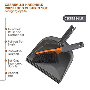 Replacement Part For Casabella CB-, Handheld Brush With Dustpan Cleaning Set, Orange/Graphite # compare to part 56366
