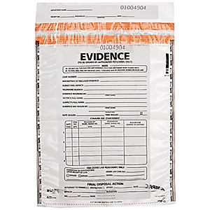 Evidence Bags, Paper and Plastic Sample Pack
