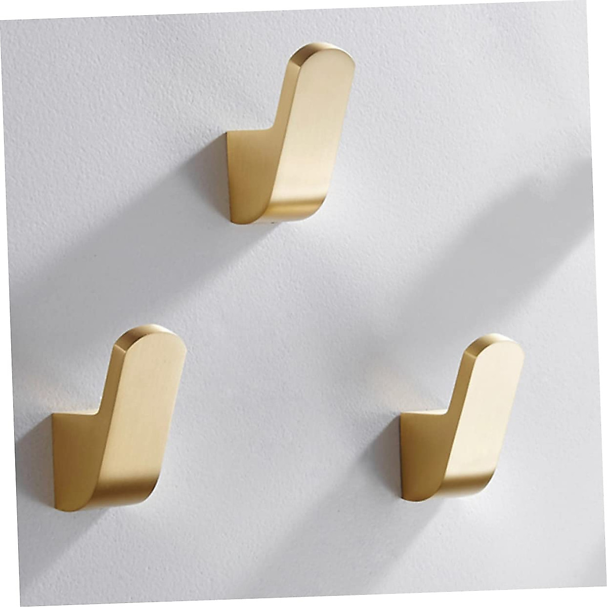 Cabilock 2pcs Towel Hooks Coat Hooks Wall Mounted Clothing Rack Metal Clothing Rack Bath Hook Brass Decor Wall Hooks Decorative Hooks Wall-Mounted Door Hook Towel Rack Coat Hanger Hook up