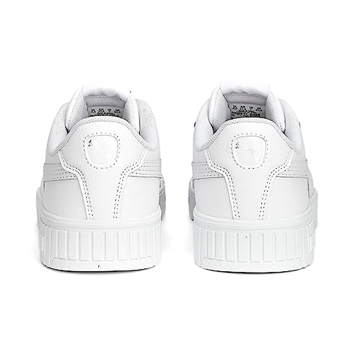 PUMA Women's Carina 2.0 Sneaker, White White Silver, 9