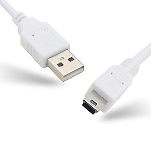 ienza 3Ft USB A to Mini B USB 2.0 Data and Charge Cable for Old Android, PS3, TI-84 Calculator, Gopro Hero 3, Old External Hard Drive, Blue Yeti, Camera & More (White)