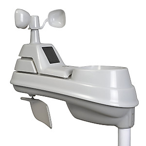 AcuRite Iris 01078 Wireless Weather Station with 2 Displays and 5-in-1 Weather Sensor: Temperature and Humidity Gauge, Rainfall, Wind Speed and Wind Direction