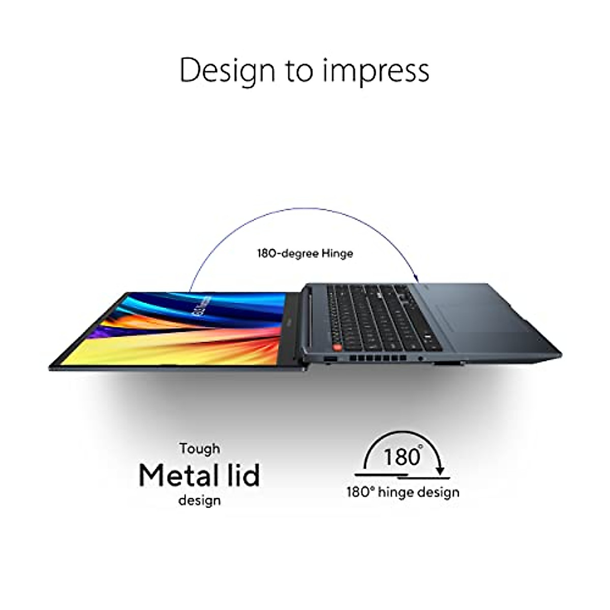 ASUS VivoBook Pro 15 Laptop, 15.6” FHD Display, Intel Core  i7-12650H CPU, NVIDIA GeForce RTX 3050 GPU, 16GB RAM, 512GB SSD, Windows 11 Home, Quiet Blue, K6502ZC-DB74