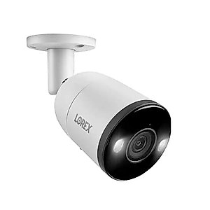 Lorex 4K Ultra HD Smart Deterrence IP Camera with Smart Motion Detection Plus (4-Pack) E893AB-4PK