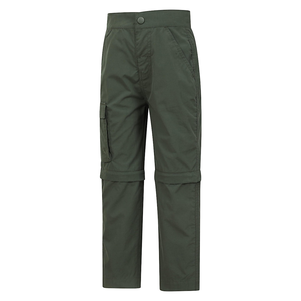 Mountain Warehouse Active Kids Zip Off Hiking Pants - Boys & Girls Khaki 9-10 Years