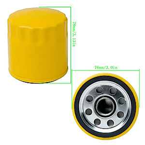 2 Pack 52 050 02-S Oil Filter For Kohler M18 CV15S SV735,Craftsman, Scag, Bad Boy lawn mower tractor, Part No.#52 050 02, 52 050 02-S, 52 050 02-S1, 25 050 25-S