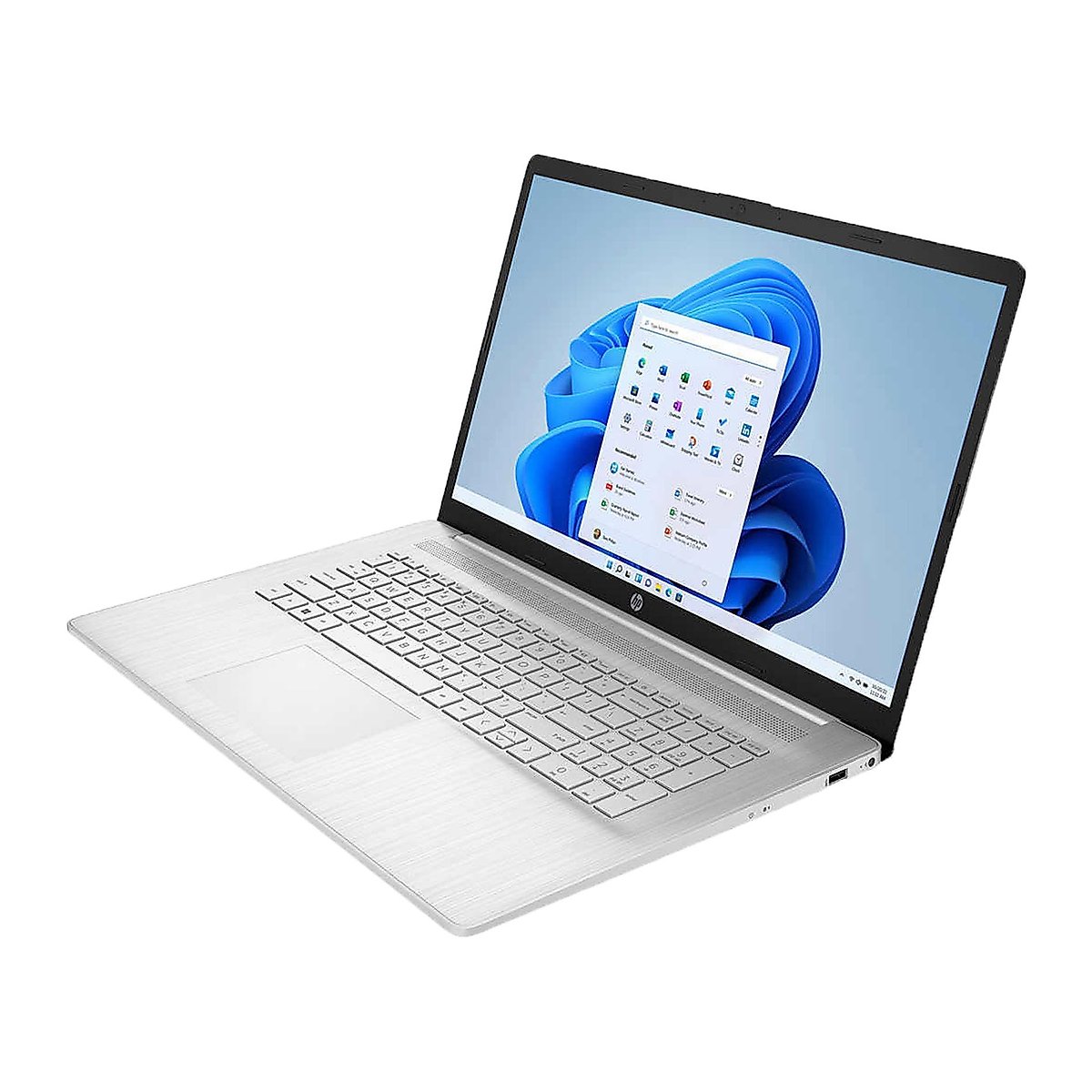 HP Touchscreen Laptop 2023 Newest, 17.3 Inch Touch Display, AMD Ryzen 5 7530U Processor (Beats i7-1165G7), 12GB RAM, 1TB SSD, Numeric Keypad, WiFi 6, Bluetooth, Windows 11 Home, Natural Silver