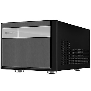Silverstone Tek Micro-ATX, Mini-DTX, Mini-ITX Small Form Factor Computer Case, Compatible with ATX PSU Cases SG11B