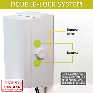 Child Safety Locks (10 Pack) and Outlet Cover Box Bundle. Childproof your house easily!