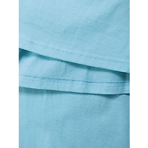 Hat & Beyond Men's Tank Top - Soft Muscle Tee for Boxing & Gym, Medium (Pacific Blue)