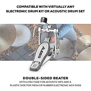 Alesis Drums KP1 – Chain Drive Kick Drum Pedal for Virtually any Alesis Electric Drum Set or Acoustic Drum Kit