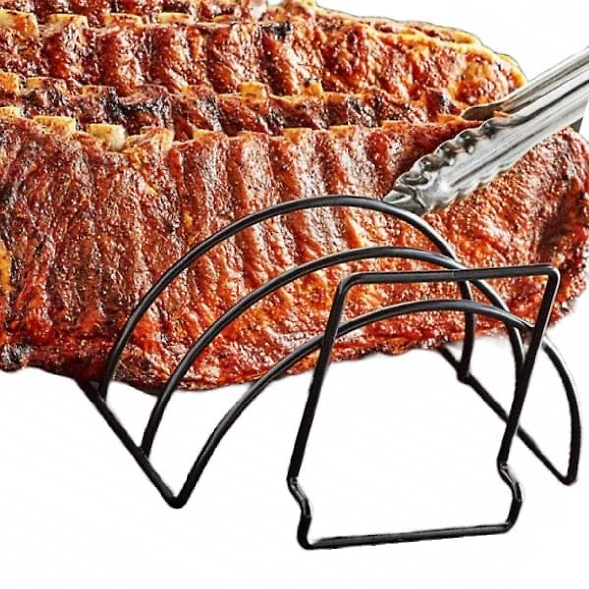 Kona Rib Racks for Grilling and Smoking - Easy to Clean Reversible Non ...