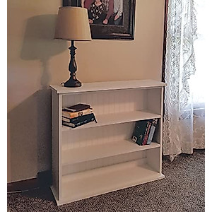 Sawdust City Solid Wood Hall Bookcase (Solid Williamsburg Blue)