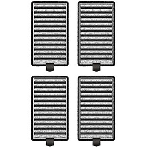 Fette Filter -DSTx HEPA + Carbon Premium Filter Replacement Compatible with Clarifion DSTx Mini Personal Air Purifiers - Pack of 4