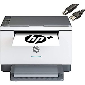HP Laserjet MFP M234dwe All-in-One Wireless Monochrome Laser Printer - Print Scan Copy - 30 ppm, 600 x 600 dpi, Auto Duplex Printing - WULIC Printer Cable