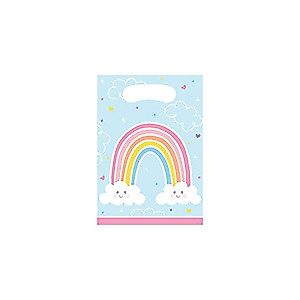 Happy Rainbow Favor Bags, 8 ct
