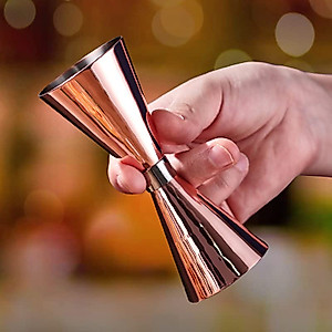 Jigger 2oz 1oz (60ml/30ml),Finished Japanese Jigger with Measurements Inside,cocktail measuring cup jigger for bartending