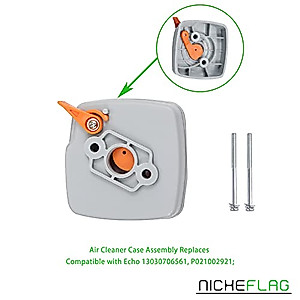 NICHEFLAG C1U-K78 Carburetor with P021002921 Air Cleaner Case Assembly A226001410 Air Filter for Echo Blower PB200 PB201 ES210 ES211 Shredder and Shindaiwa EB212 SV212 EB212 Blowers