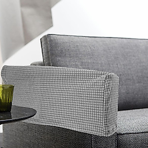 BESPORTBLE Chair Arm Covers Protectors 2pcs Chair Arm Protectors Universal Elastic Sofa Stretch Armrest Cover Sofa Side Towels Office Recliner Couch Loveseat Cloth(Light Grey) Chair Arm Covers