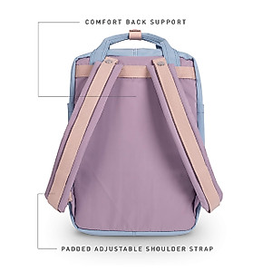 Doughnut Macaroon Multicolor 16L Travel Backpack Ladies College Lightweight Commuter Casual Daypacks Bag Backpack