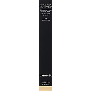 Chanel Stylo Yeux Waterproof Long-lasting Eyeliner - # 88 Noir Intense By Chanel for Women - 0.01 Ounce Eyeliner, 0.01 Ounce