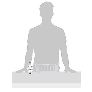 Home Basics Small Under-The-Shelf Basket, White