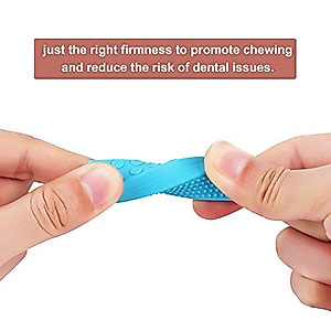 Ecklace and Pencil Topper for Kids Teething Silicone Chewing Necklace Chewing Biting(4 Pieces)