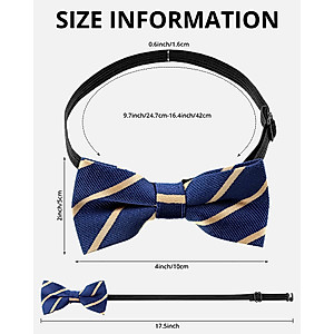 Zhanmai 20 Pcs Boys Bow Ties Pre-tied Bow Ties Bulk with Adjustable Neck Band for Kids Wedding Birthday Party(Cute Style)