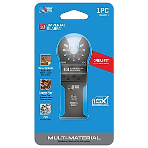 Imperial Blades IBOA300-1 One Fit 1-1/4" Standard Wood & Nails Blade, 1PC