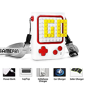 MONTENMIN Portable Mini Fan Rechargeable Battery-Operated Handheld Fan with Adjustable Lanyard, 3 Speeds Vertical Air Flow Personal Desk Fan with Aromatherapy Pad for Kids Home Office Outdoor Travel