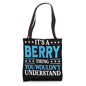 It's A Berry Thing Personal Name Funny Berry Tote Bag