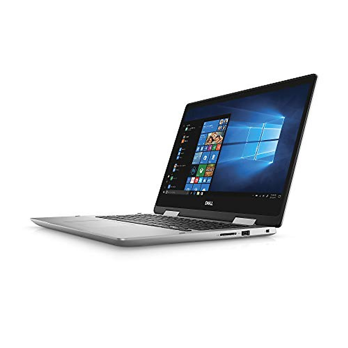 Dell Inspiron 2-in-1 Laptop LED-Backlit Touch Display, i7-8565U, 8GB 2666MHz DDR4, 256 GB m.2 PCIe SSD, 14", Silver, Alexa Built-In (i5482-7069SLV-PUS)