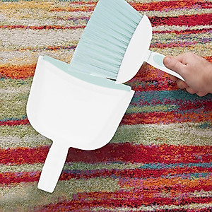 Cabilock Set Mini Broom Dustpan Tabletop Broom Hand Broom Small Table Broom Small Broom and Dustpan Keyboard Broom Brush Mini Cleaning Broom Brooms Whisk Broom Small Plastic Green