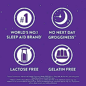 ZzzQuil PURE Zzzs Melatonin Gummies, Sleep Aid, Melatonin 2mg, with Chamomile & Lavender, Melatonin Sleep Gummies, Sleep Aids for Adults, Wildberry Vanilla Flavored, 24 Sleep Gummies