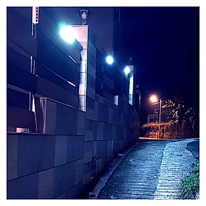 OUSIKA Spot Lights Outdoor Outdoor Solar Wall Lamp 3 Modes Separable Night Light Waterproof Motion Sensor 28 LED Garden Street Courtyard Decoration Spotlights