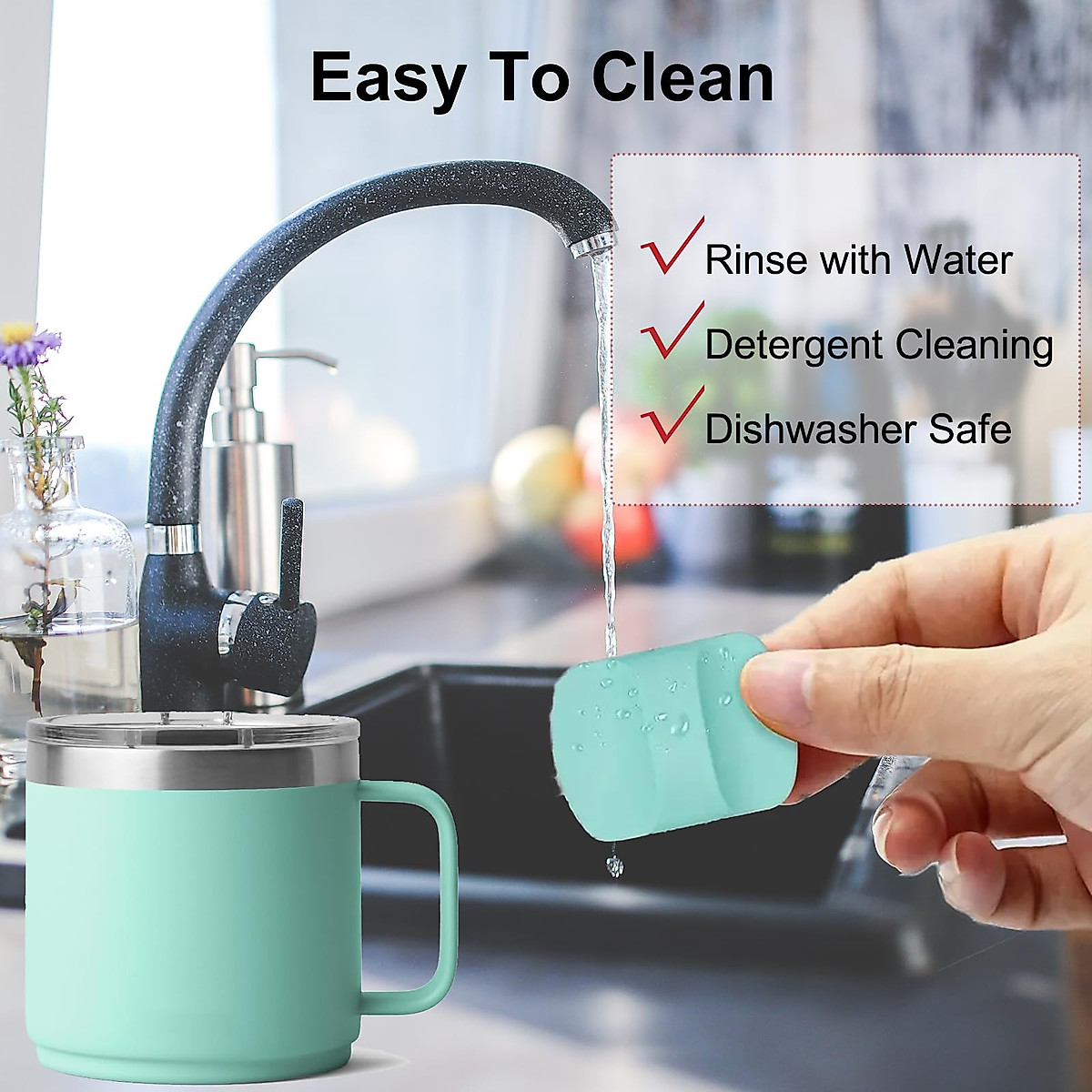 6Pcs Lid Magnetic Slider Replacement, magslider replacement Push Block Compatible With YETI Lids 10 oz, 14oz, 16 oz, 20 oz, 26 oz, 30 oz(Black Red Orange Purple Pink Seafoam)