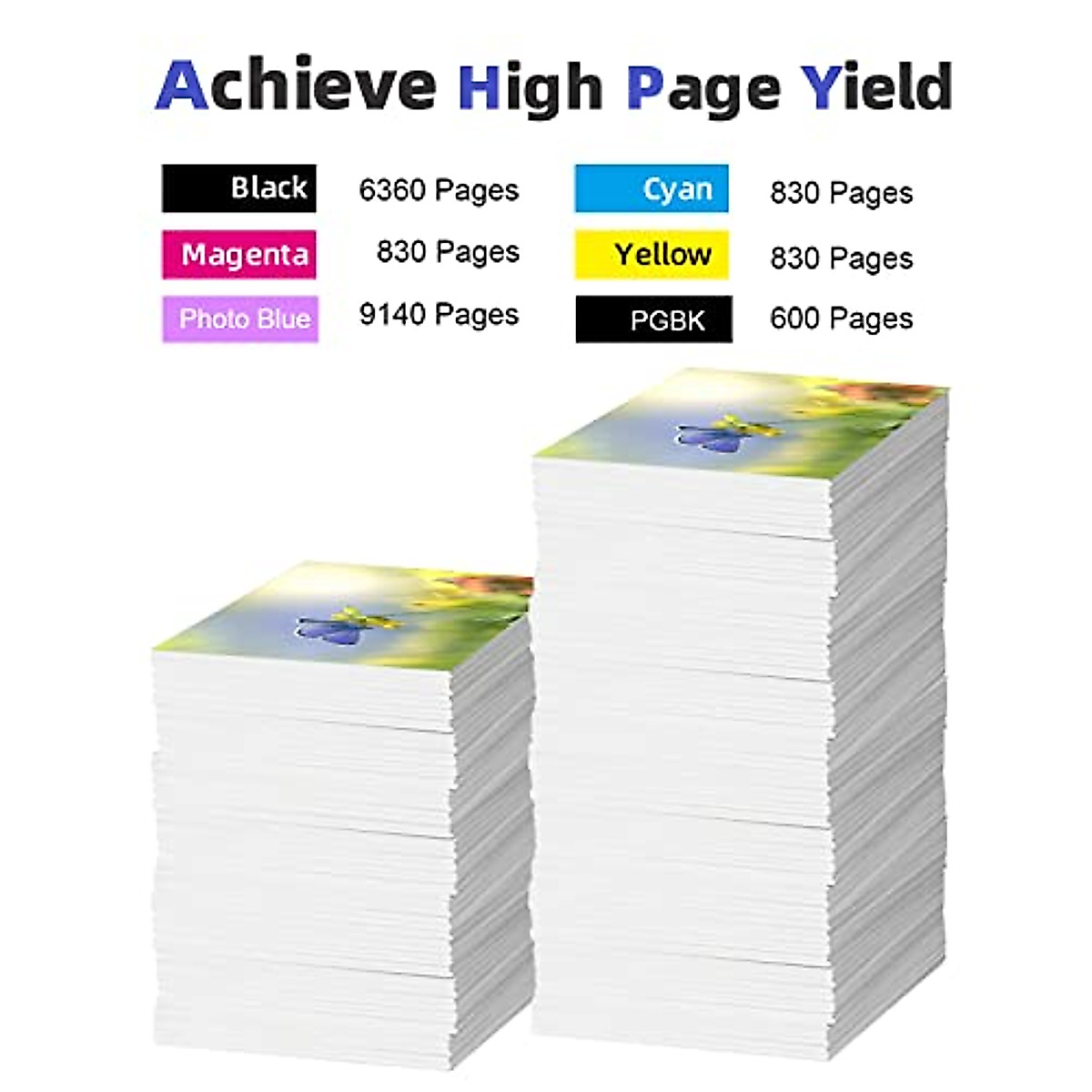 BAALAND Compatible Ink cartridges Replacement for Canon PGI-280XXL CLI-281XXL PGI280 XXL CLI281XXL Used in Canon PIXMA TS9120 TR7520 TR8520 TS6120 TS6220 TS8120 TS8220 TS9520 TS9521C (5 Pack)