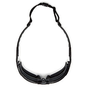 Pyramex Safety Products GB9410STM Isotope Safety Glasses, Clear H2MAX Anti-Fog Lens with Black Frame, Clear