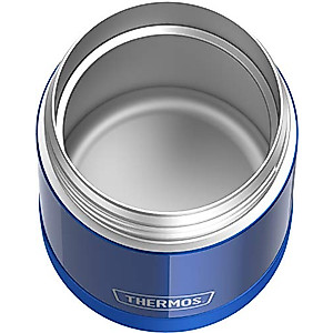 THERMOS FUNTAINER 10 Ounce Stainless Steel Vacuum Insulated Kids Food Jar, Blue