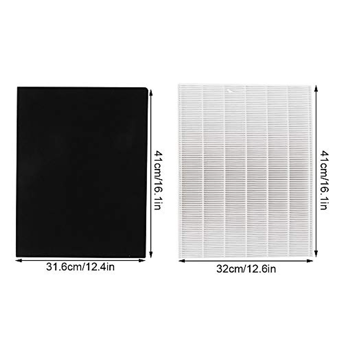 Bognajin High Efficiency Particulate Air Purifier HEPA Filter Replacement with Activated Carbon Cotton