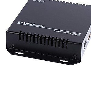 UNISHEEN H.264 Live HDMI Video Encoder Supports RTSP, RTP, RTMP, HTTP, UDP, SRT for IPTV, Live Stream Broadcast Supports (BM3100H)