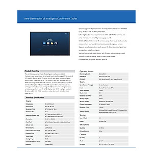 86" Smart Board, 4K Interactive Whiteboard, All-in-One Commercial Grade, 4K Webcam, Electronic Digital Touch Screen, Screen Share Mirroring, for Classroom and Conference (Stand is not Included)