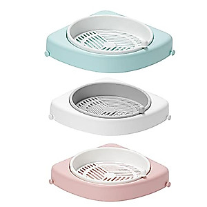 Bathroom Degree Rotating for Triangle Shelf Toilet Spinning Corner Organizer Holder Tray Storage Rack 360° Rotating Triangle Shelf