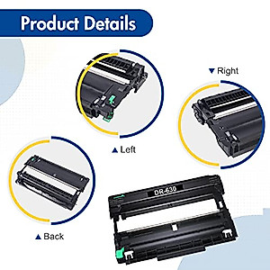 DR630 DR-630 Drum Unit 2-Pack Compatible Replacement for Brother DR630 DR-630 Drum Unit for Brother MFC-L2700DW HL-L2300D HL-L2340DW HL-L2380DW MFC-L2740DW DCP-L2540DW HL-L2305W HL-L2360DW Printer
