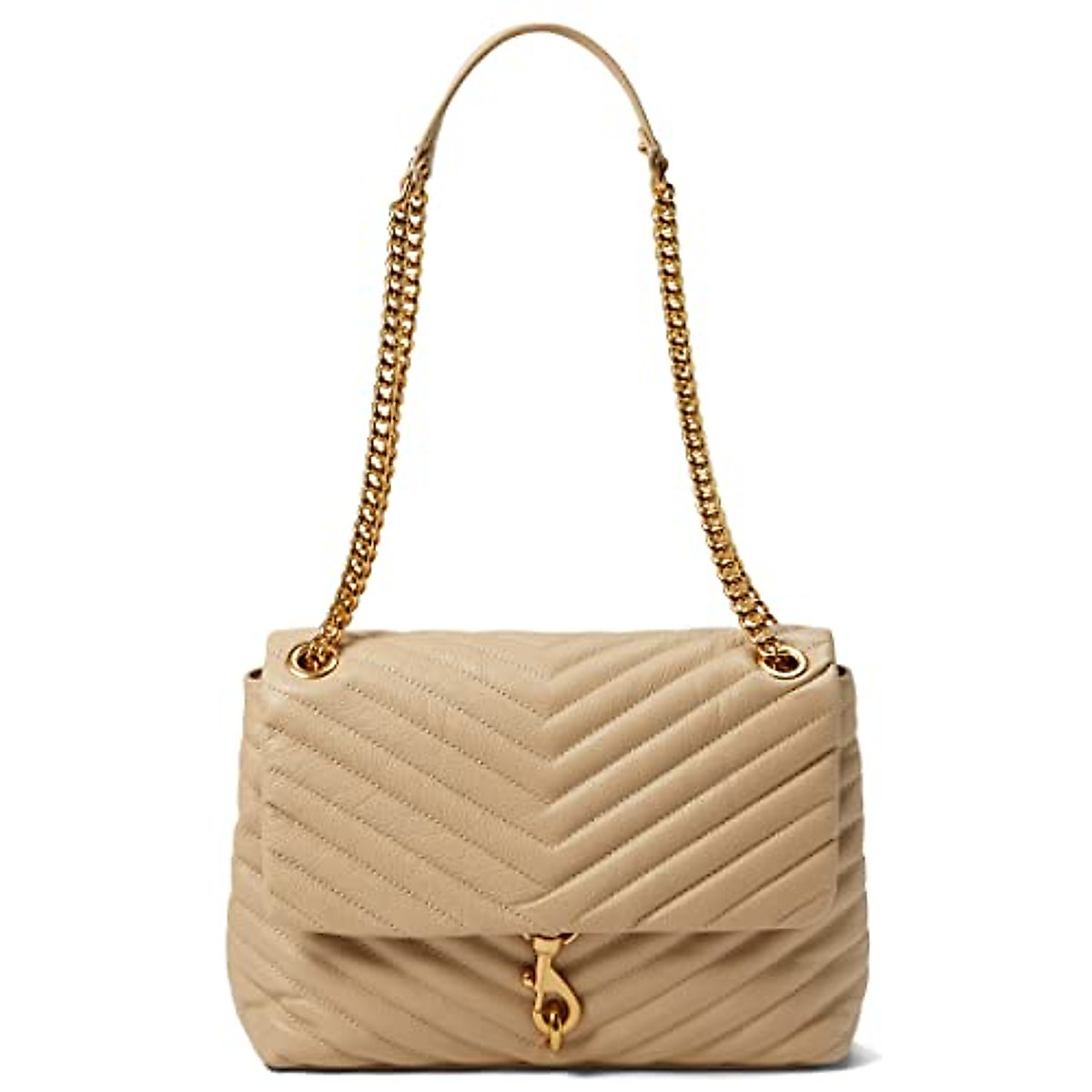 Rebecca Minkoff Edie Flap Shoulder Latte One Size
