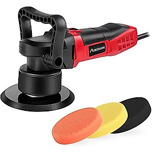 AVID POWER Buffer Polisher, 6-inch Dual Action/DA Polisher for Car Detailing, Random Orbital Car Buffer Polisher Waxer Kit with Variable Speed & 3 Polishing Pads