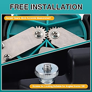 2 in 1 Mitre Measuring Cutting Tool- Miter Saw Protractor Measuring and Sawing Mitre Angles Cutting Tool Corner Clamp 85-180°Angle Measuring Tool for Home Improvement Carpentry Work