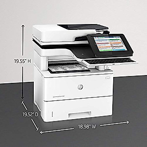HP LaserJet Enterprise Flow MFP M527z Wireless Multifunction, Copy/Fax/Print/Scan F2A78A BGJ (Renewed)