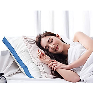 Utopia Bedding Bed Pillows for Sleeping Queen Size (Blue), Set of 2, Cooling Hotel Quality, Gusseted Pillow for Back, Stomach or Side Sleepers